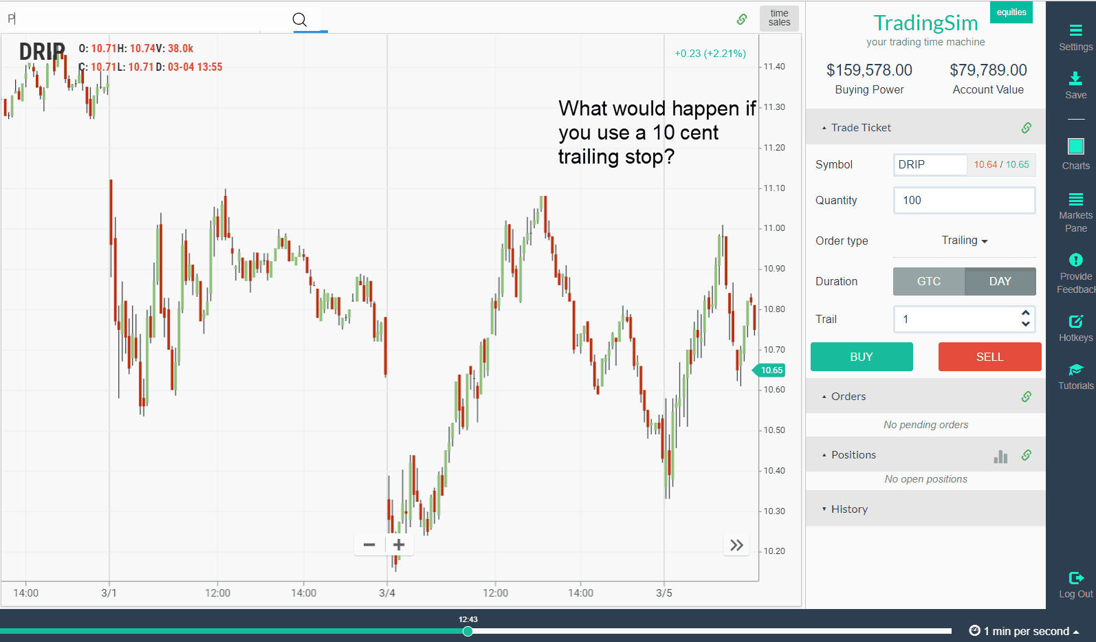 How to Trade with Trailing Stops – Chart Examples – – Tradingsim