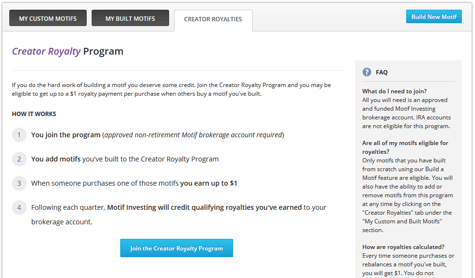 Creator Royalty Program – How to Make Money with Motifs – – Tradingsim